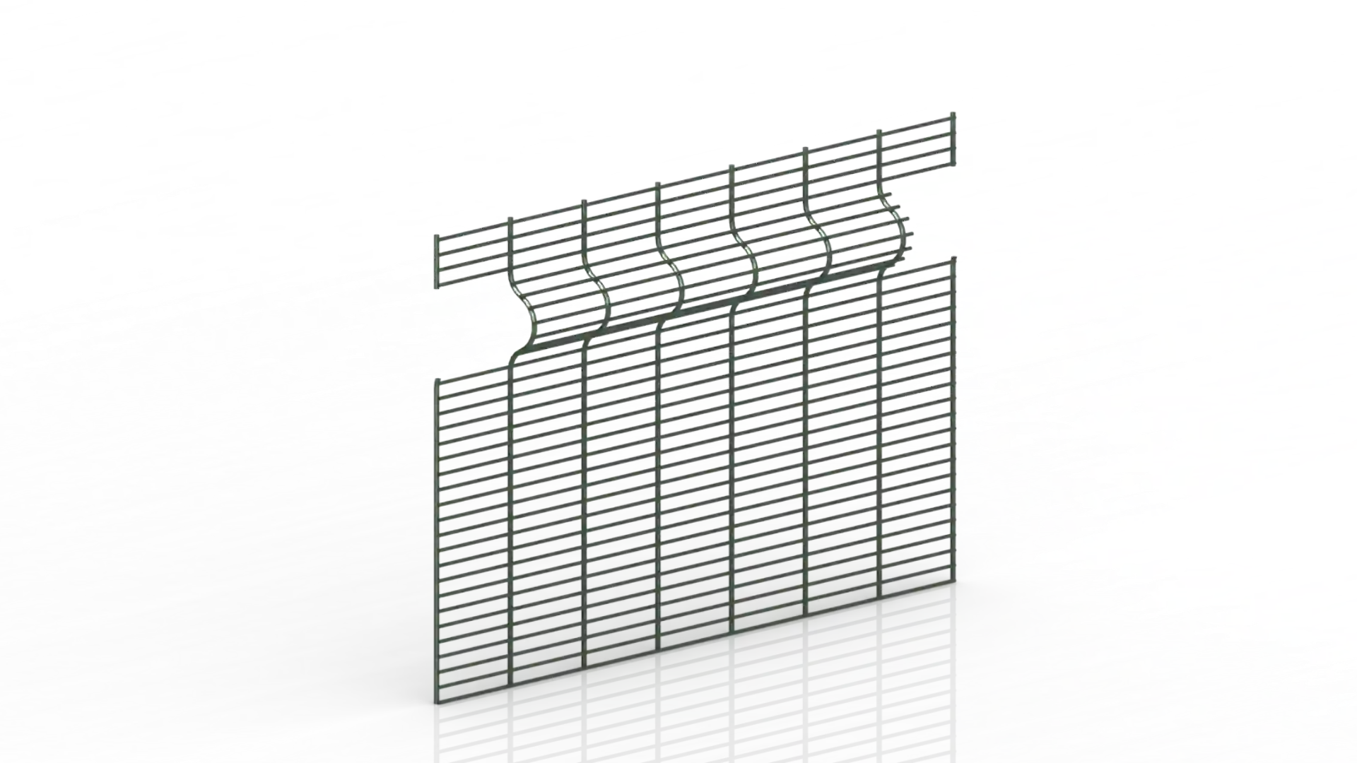 358G 3D Small aperture clear view fence with two coating options ...