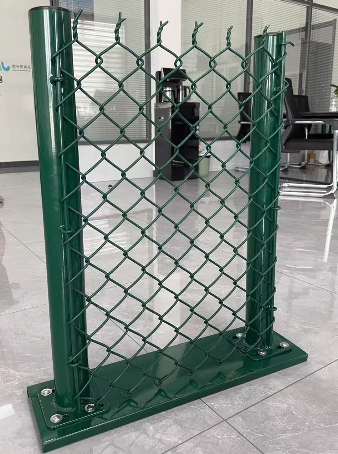 CLY Metal Fence Mesh Galvanized+PVC Coating (Class 2b) & Profiled Posts ...
