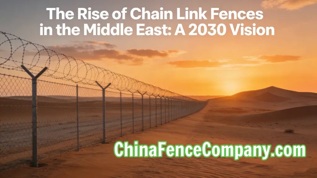 The Rise of Chain Link Fences in the Middle East: A 2030 Vision